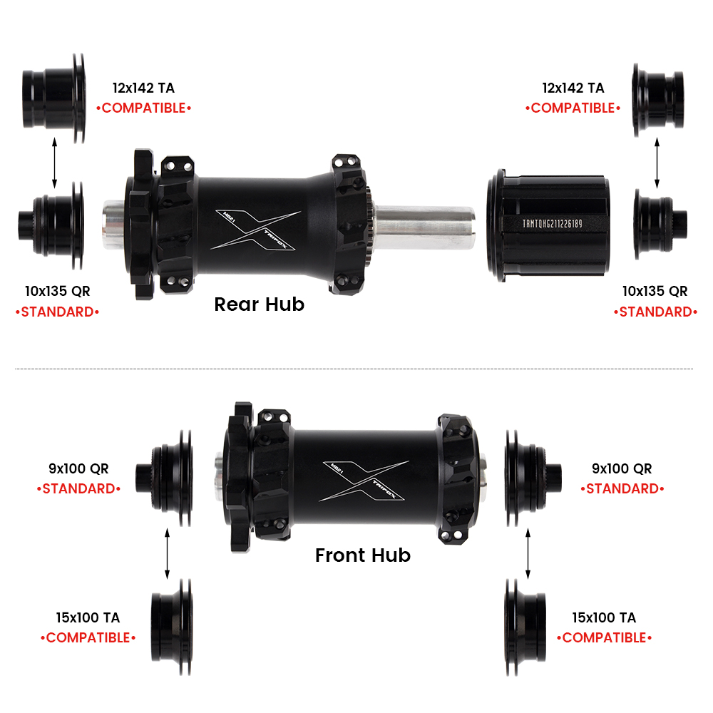 Trifox M821 MTB Bike Hub | Bicycle Rear/Front Hub | Cycling