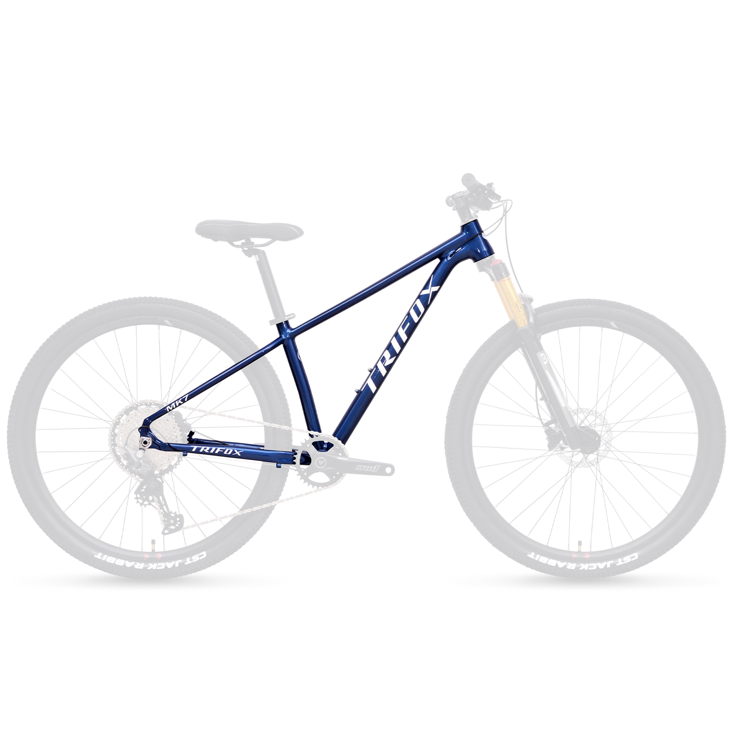 TRIFOX CYCLING Lightweight 6011 Aluminum Alloy Hardtail MTB Frame MK7