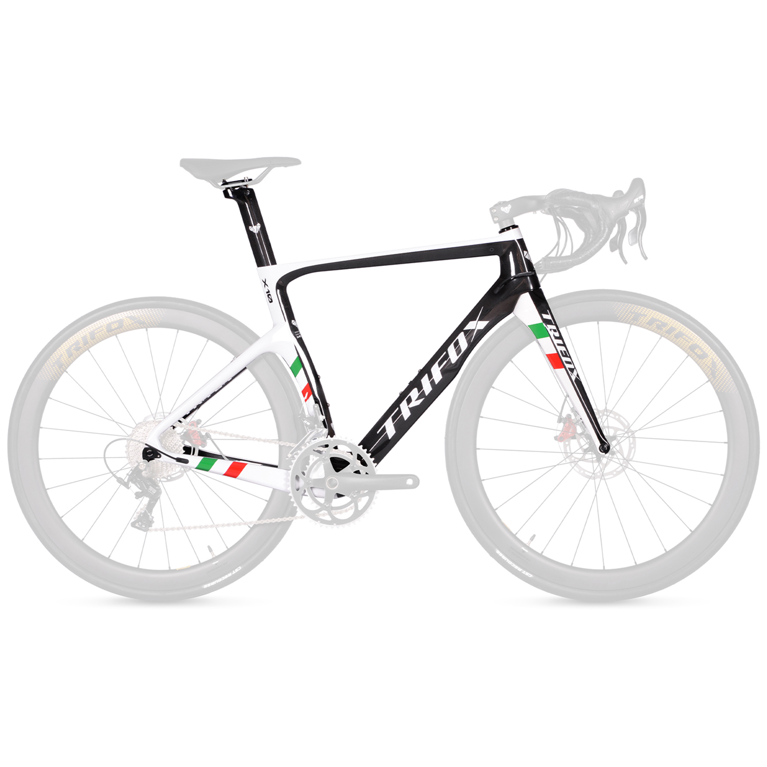 700C Carbon Road Bike Frame X10 - Lightweight Bicycle Disc Brake ...