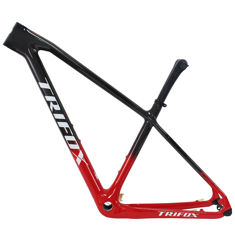 TRIFOXcycling 29er Ultra Light Carbon Hardtail MTB Frame SDY21 Disc